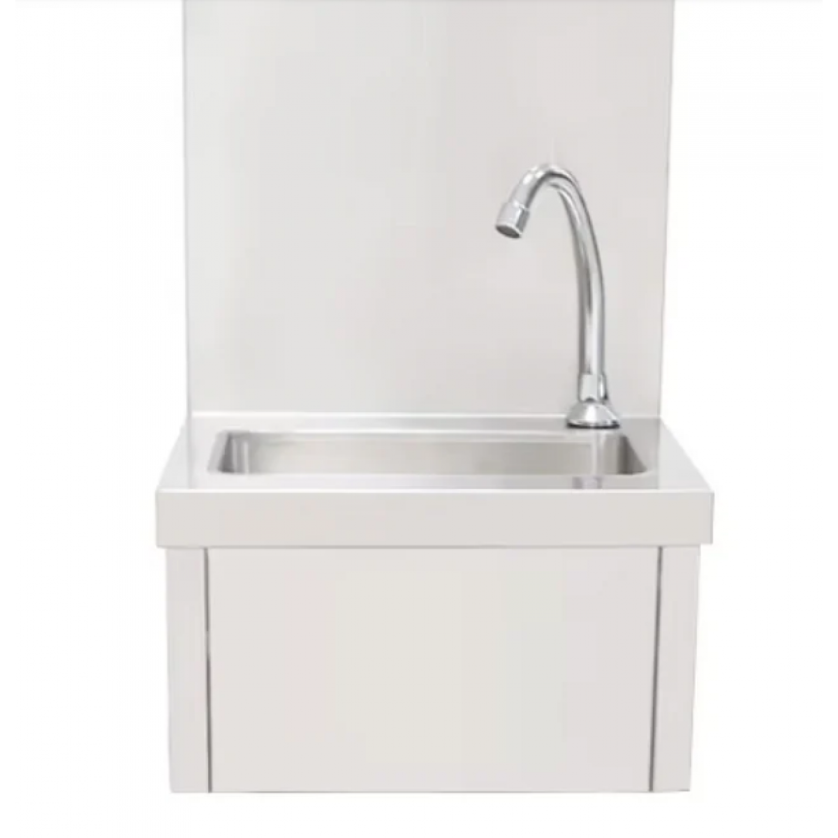 Stainless Steel HIGH BACK KNEE PUSH SINK first choice in the kitchen