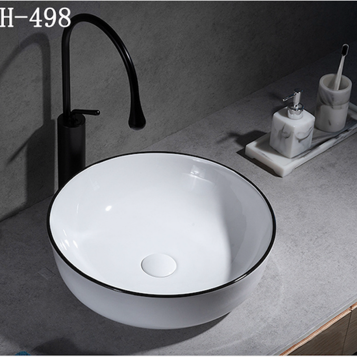 Counter Top Ceramic Basin 502 - lennox-bathroom-auckland