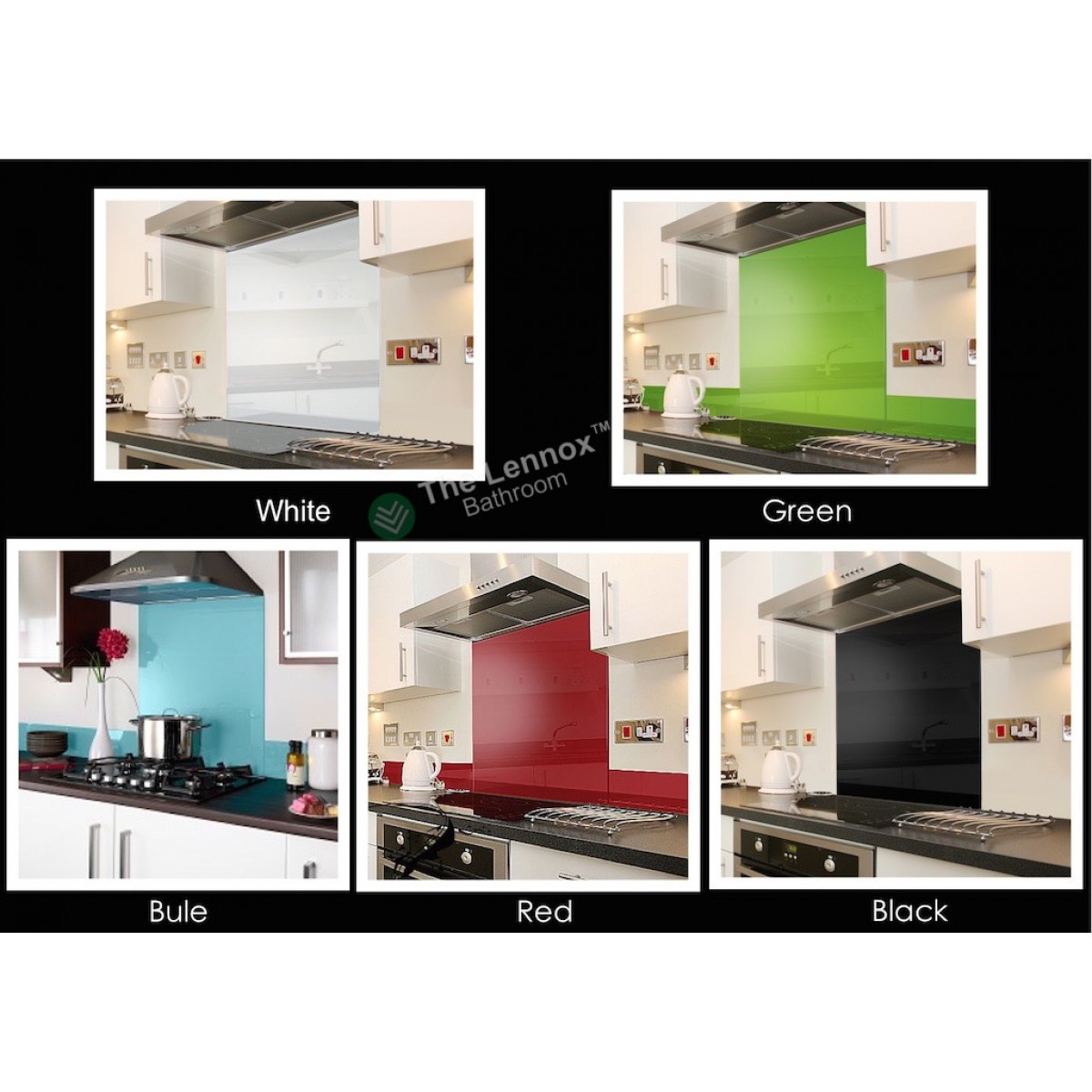 Glass Splash Back 600*600mm Grey