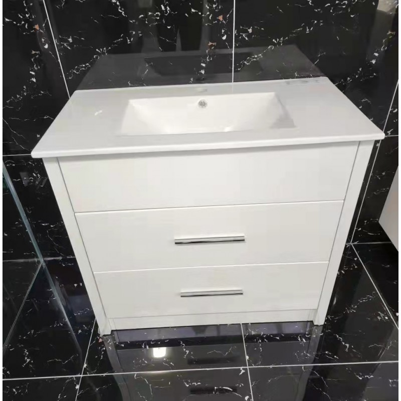 Freestanding Vanity AVA Series 900mm White